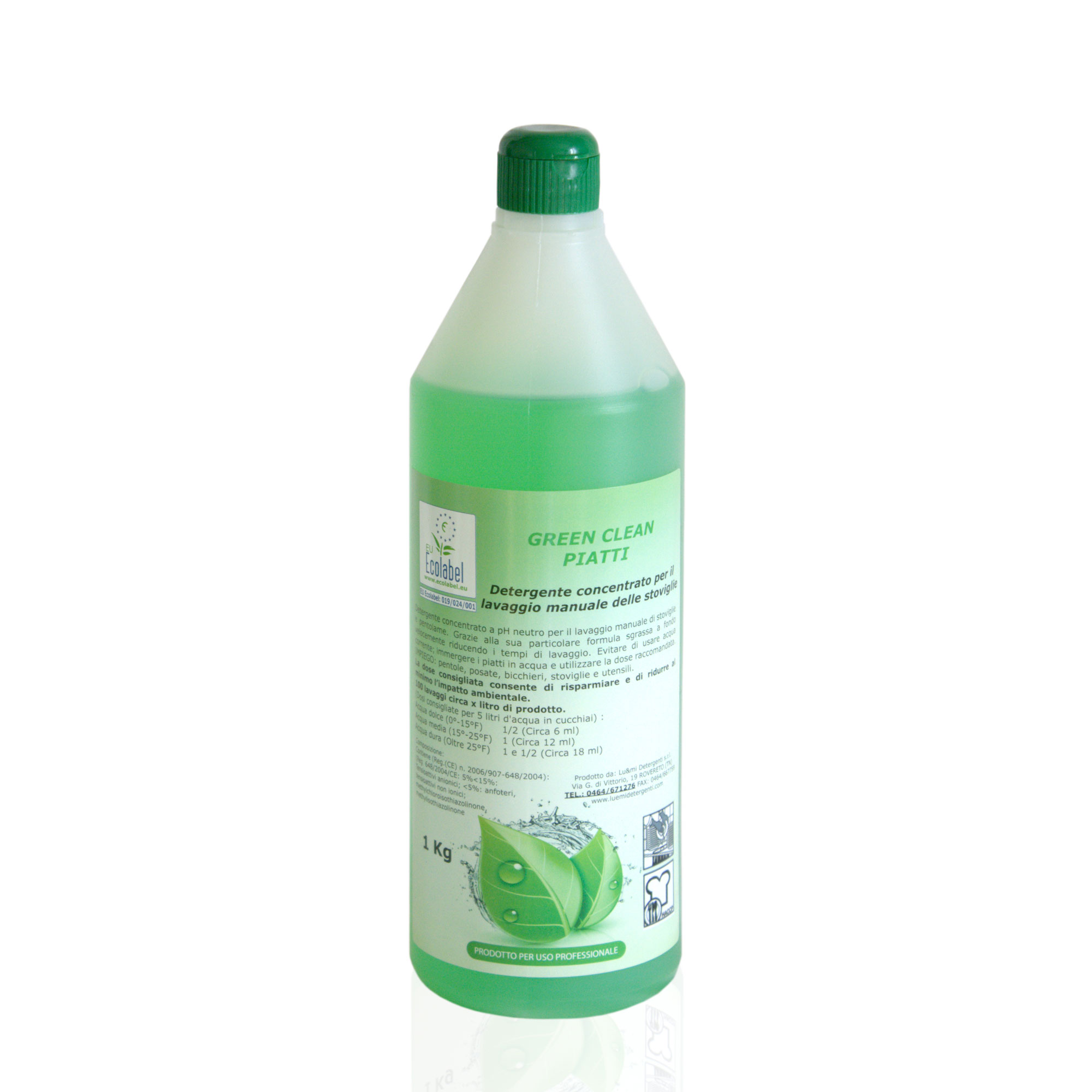 459 GREEN CLEAN PIATTI Detergente concentrato per il lavaggio manuale ...