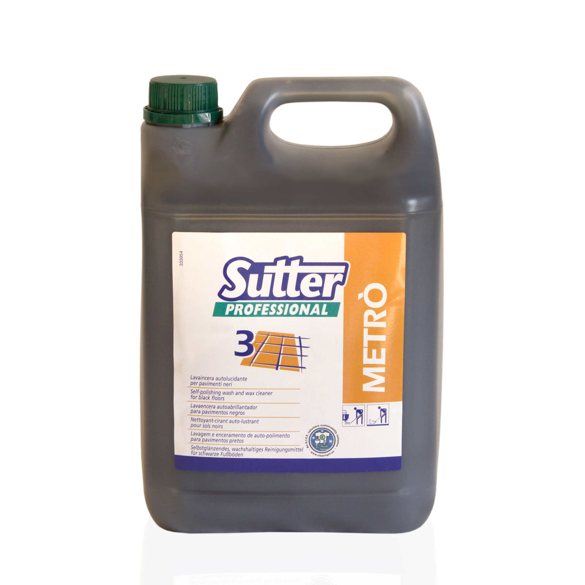 465 METRÒ Lavaincera autolucidante per pavimenti neri | Nuova Saginet